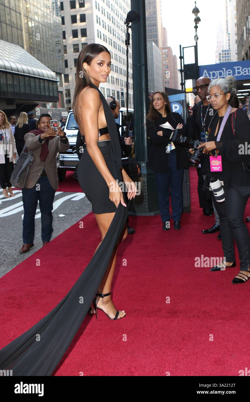 Ciara arriving at the Billboard Women In Music 2015 Awards at Cipriani ...