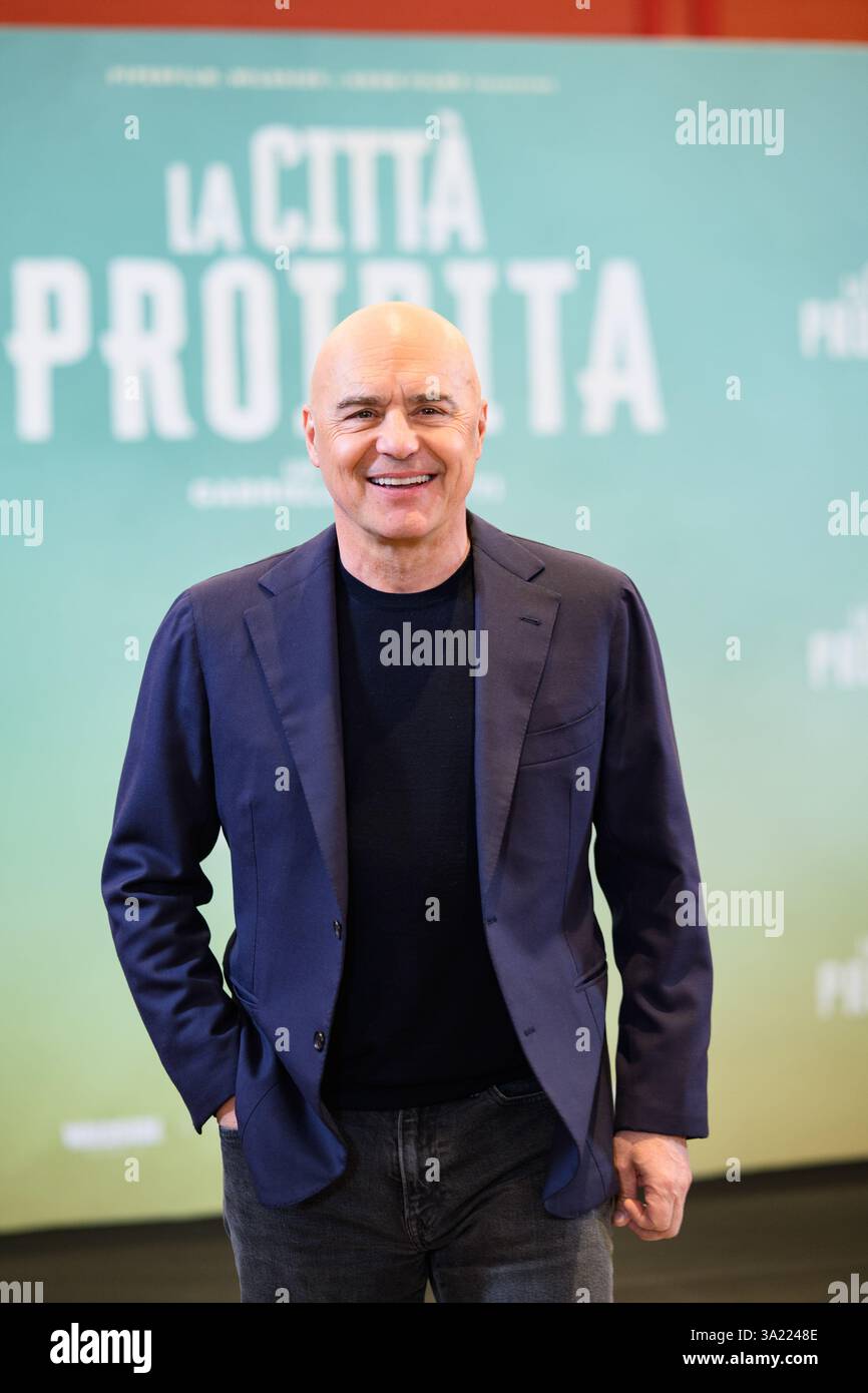 ROME, ITALY - MARCH 06: Luca Zingaretti attends "La Città Proibita ...