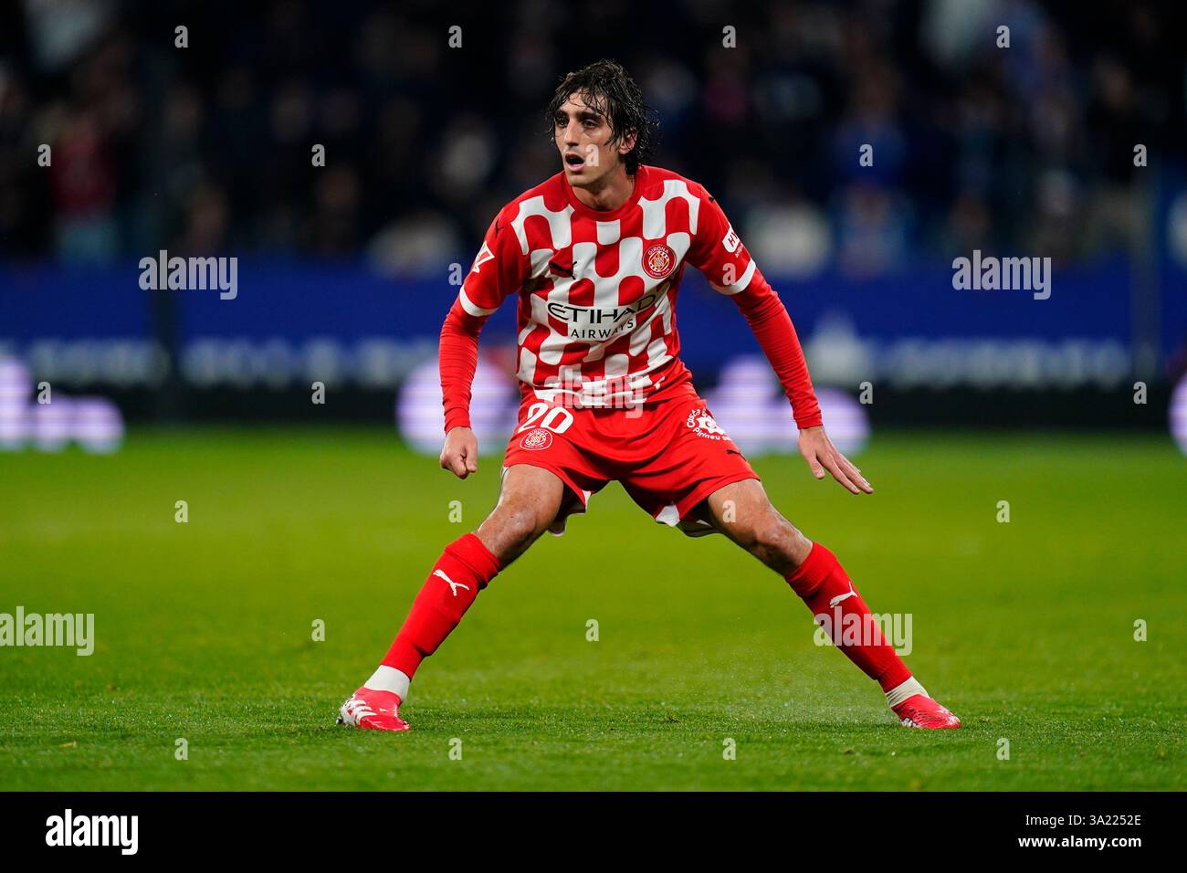 Brian Gil of Girona FC during the La Liga EA Sports match between RCD ...