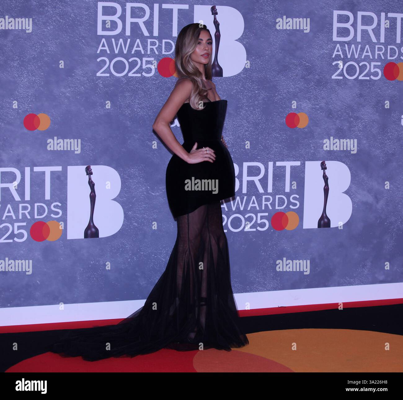 London, UK. Joanna Chimonides at the BRIT Awards 2025. The O2 London ...