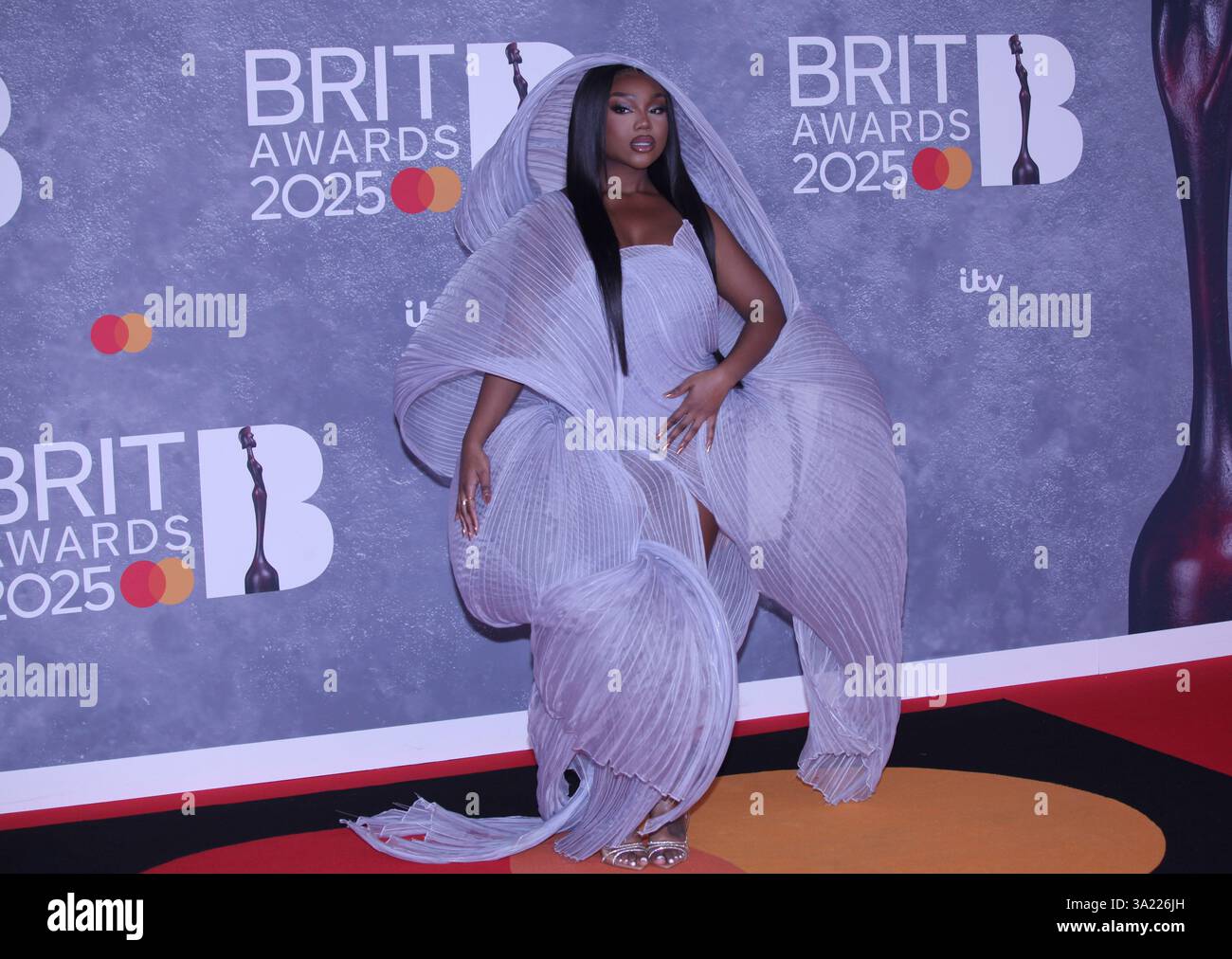 London, UK. Whitney Adebayo at the BRIT Awards 2025. The O2 London. 1st ...