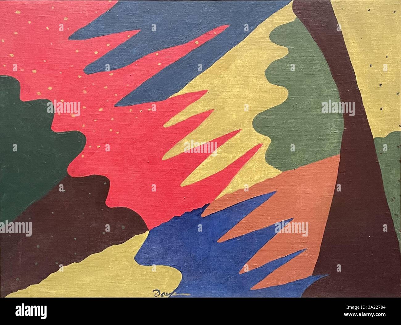 Arthur Dove, Space Divided by Line Motive, 1943 at NGA Stock Photo - Alamy