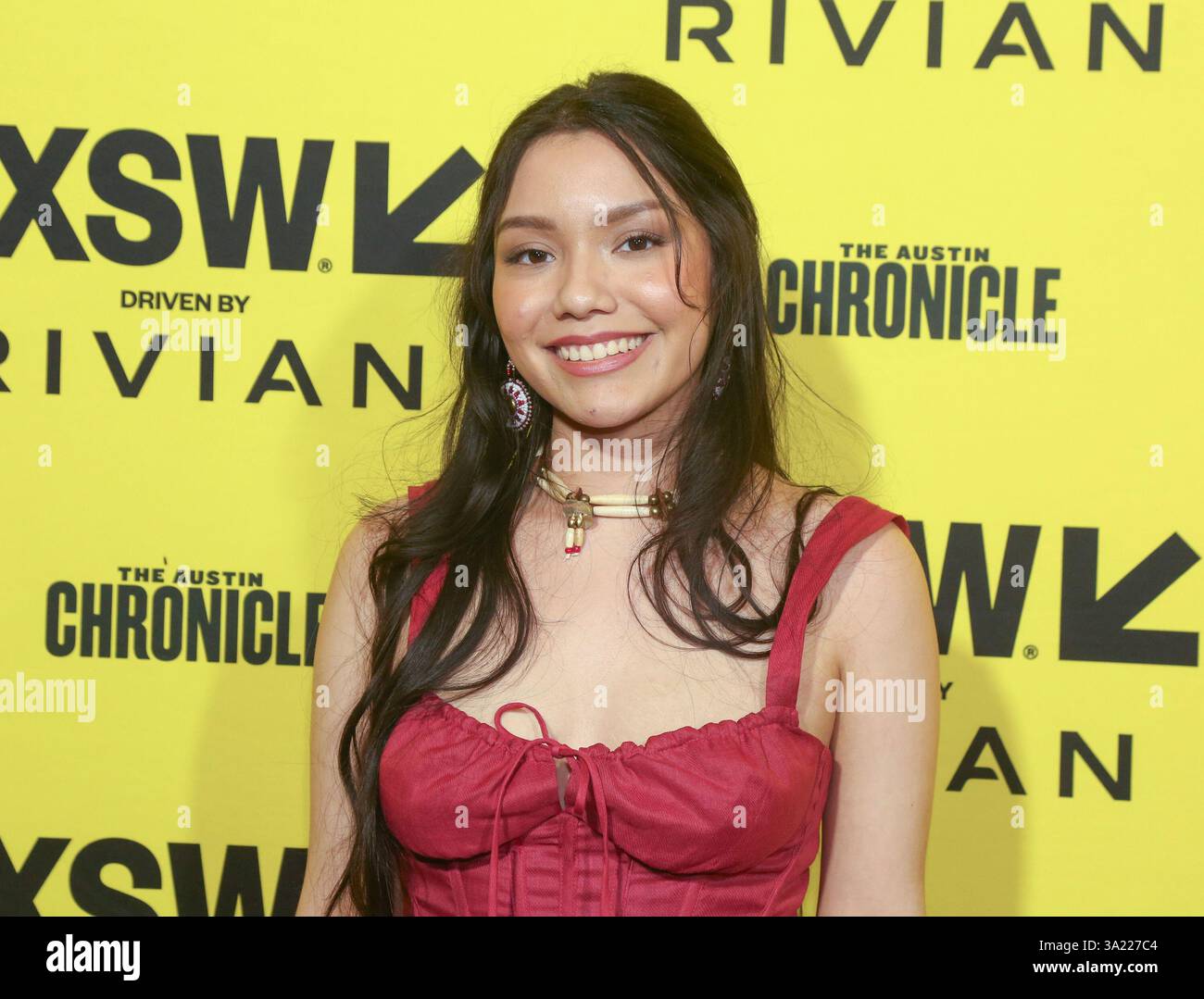Angelina LookingGlass arrives for the the world premiere of "The Rivals of Amziah King" at the ...
