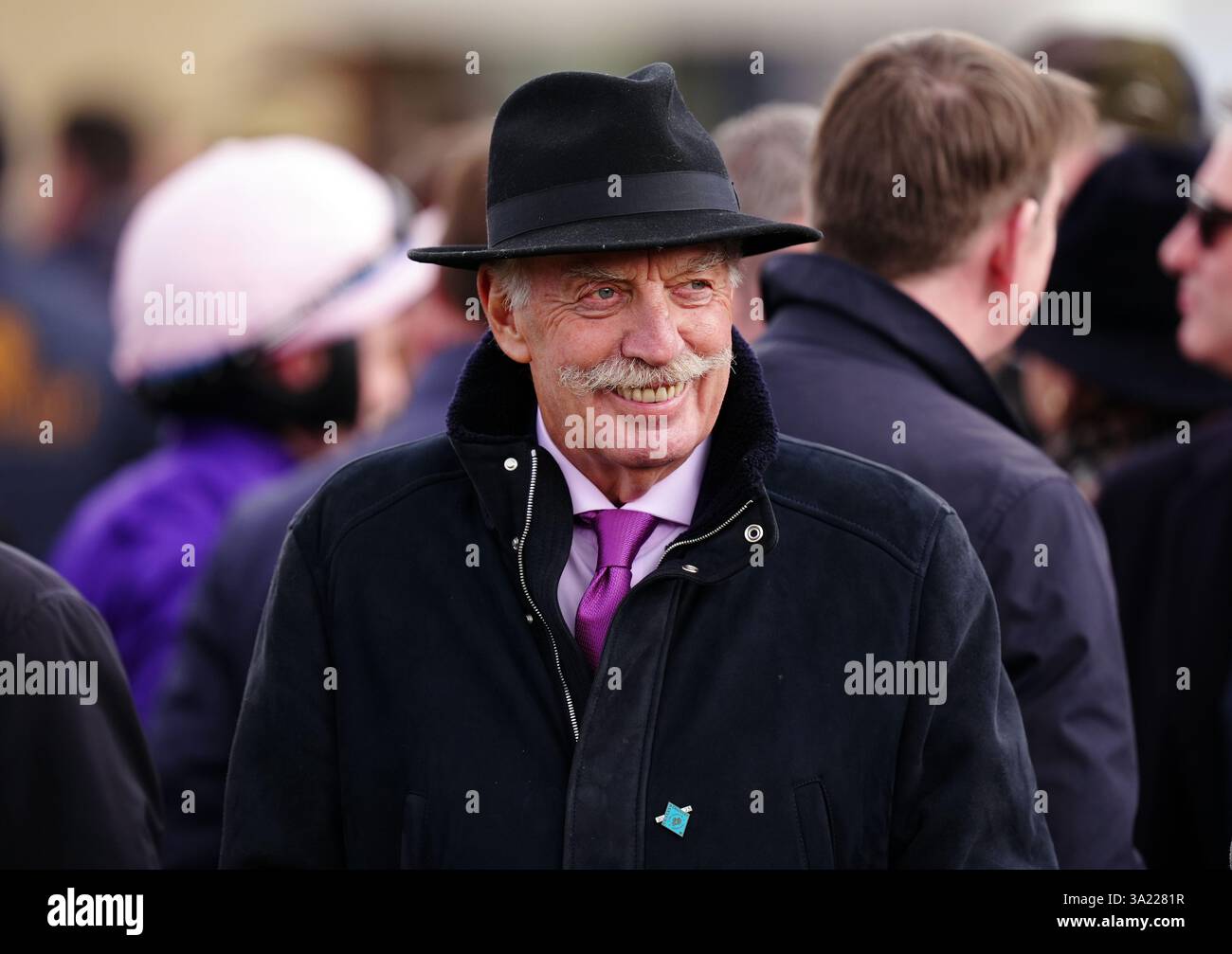 Dermot Desmond on day one of the 2025 Cheltenham Festival at Cheltenham ...