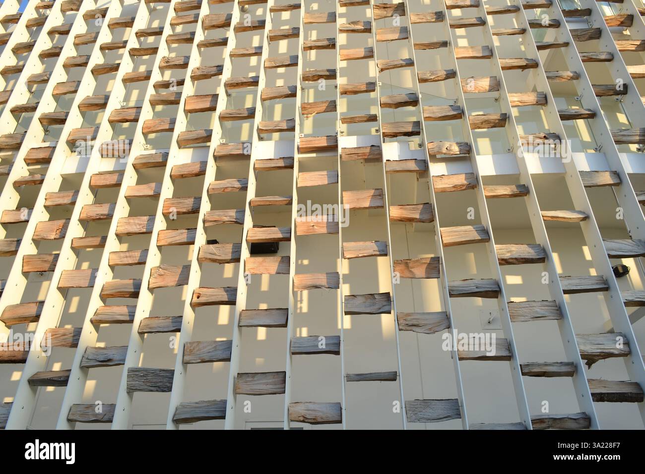 Innovative thermal insulation technique. Firewood logs embedded between ...