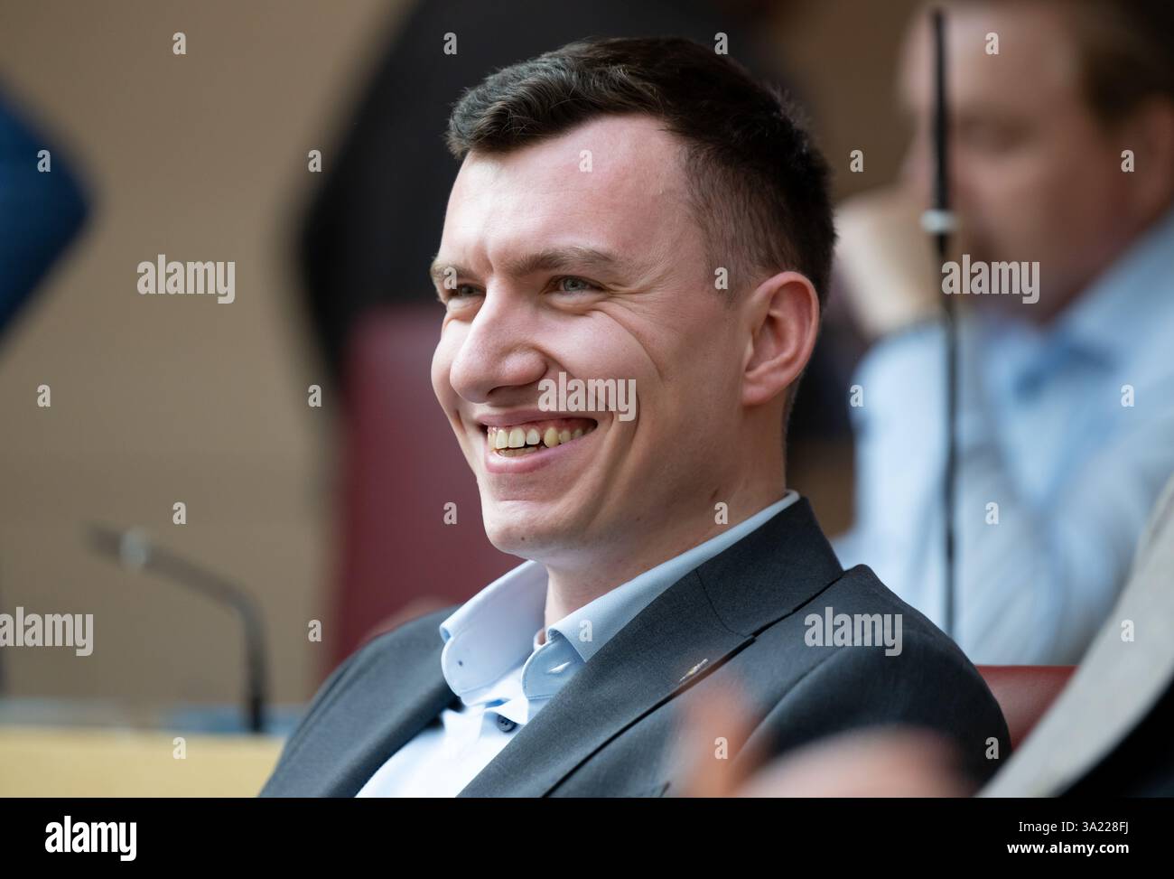 Munich, Germany. 11th Mar, 2025. Oskar Lipp (AfD), member of the ...