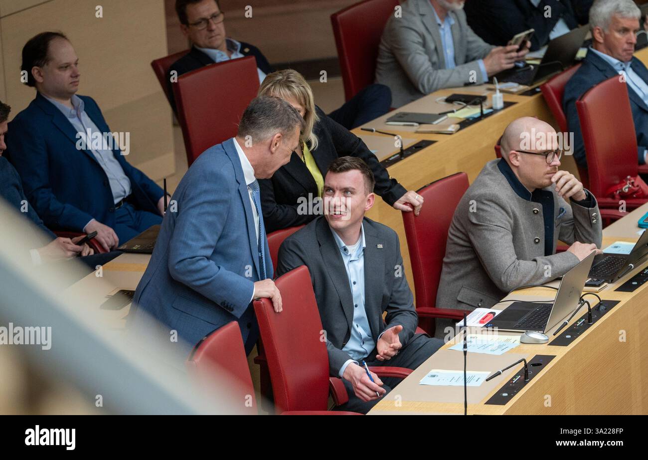 Munich, Germany. 11th Mar, 2025. Oskar Lipp (M, AfD), member of the ...