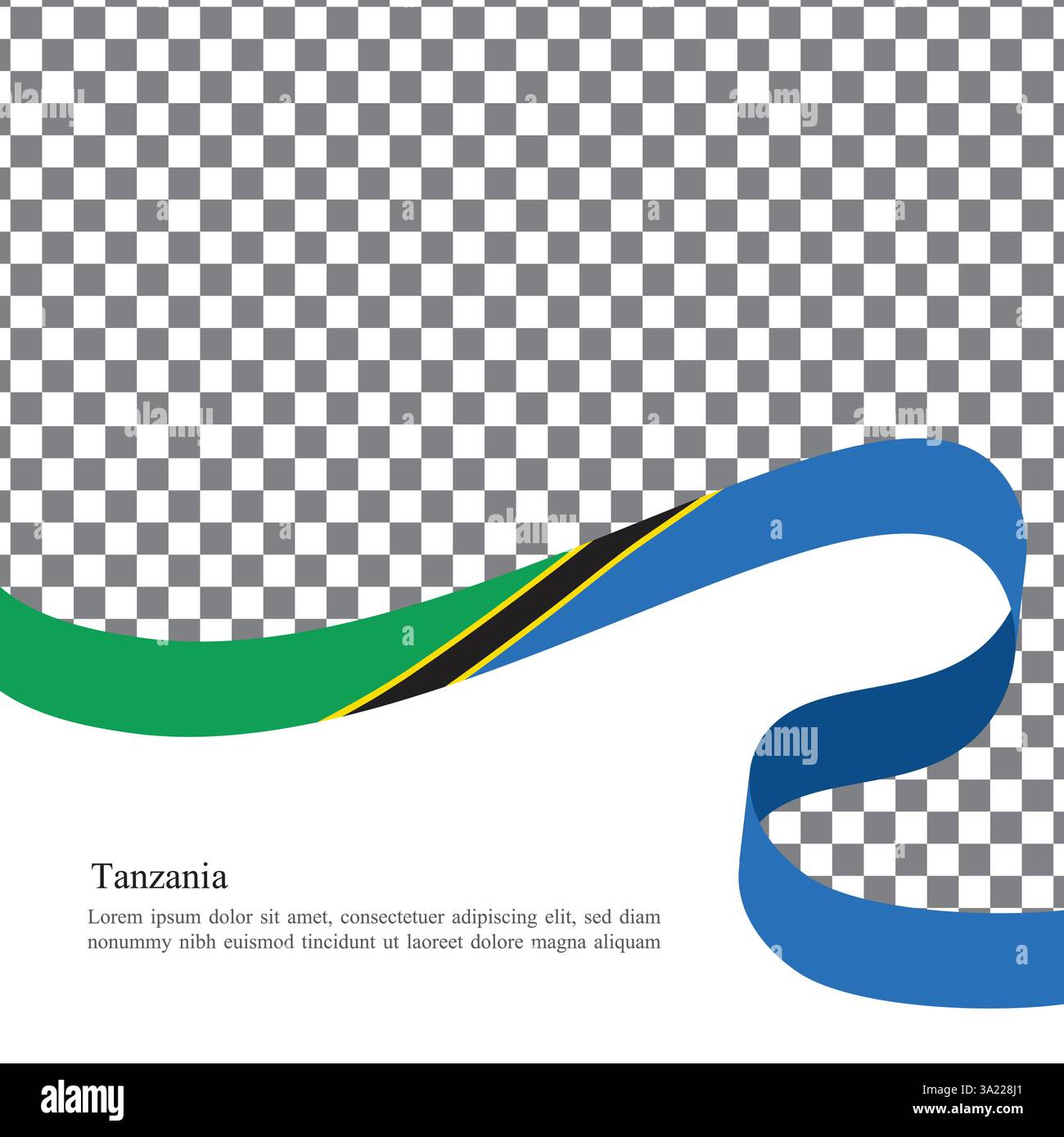 Tanzanian flags Stock Vector Images - Alamy