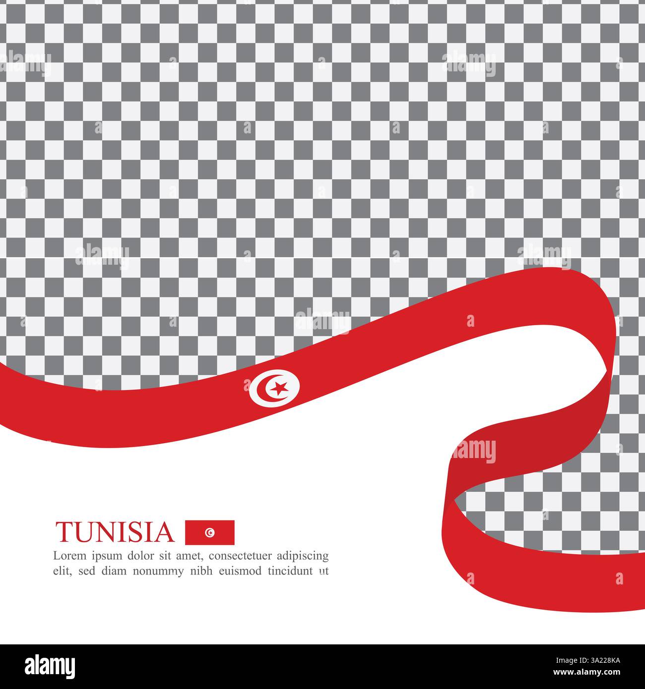 Tunisia flag flag hi-res stock photography and images - Alamy