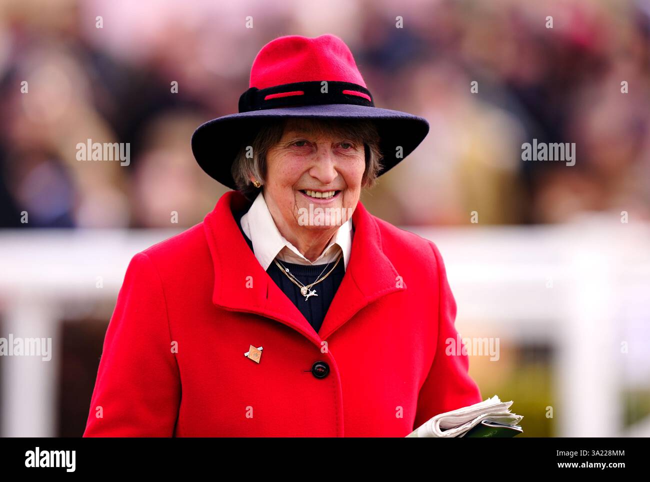 Henrietta Knight on day one of the 2025 Cheltenham Festival at ...