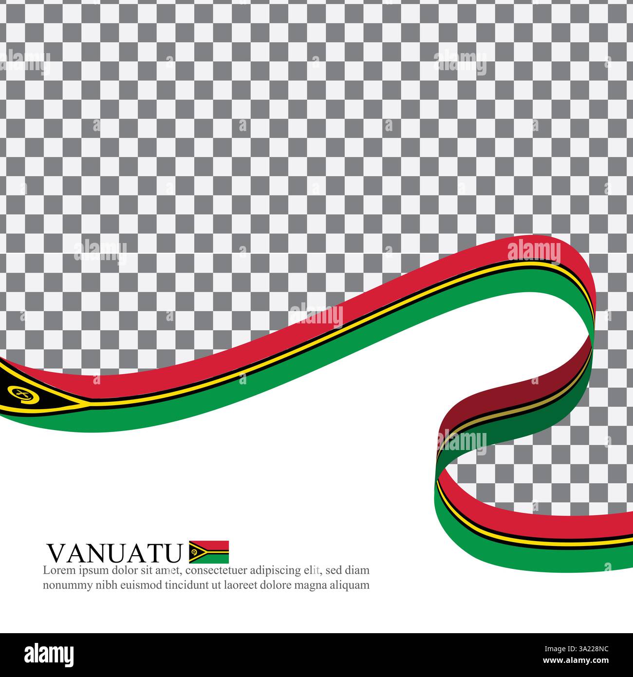Flag of the vanuatu Stock Vector Images - Alamy