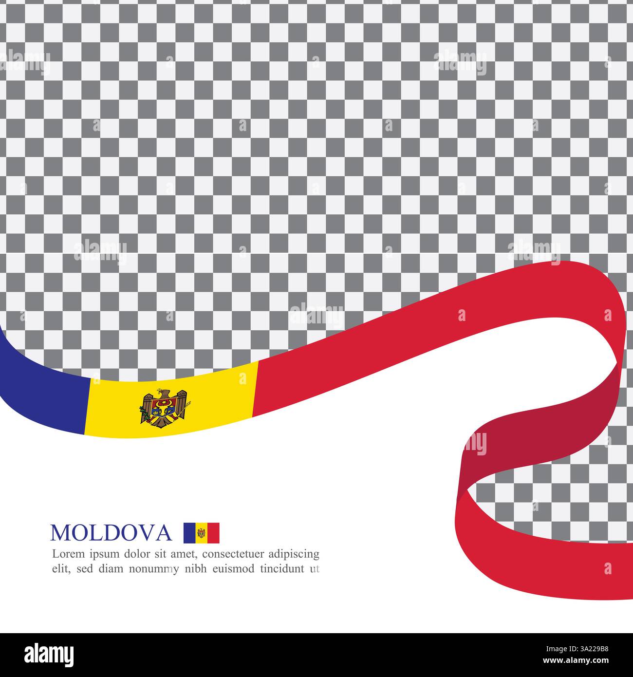 Flag moldova moldavian national Stock Vector Images - Alamy