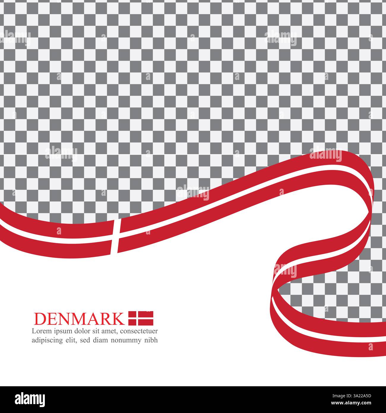 Vector flag denmark in hi-res stock photography and images - Alamy