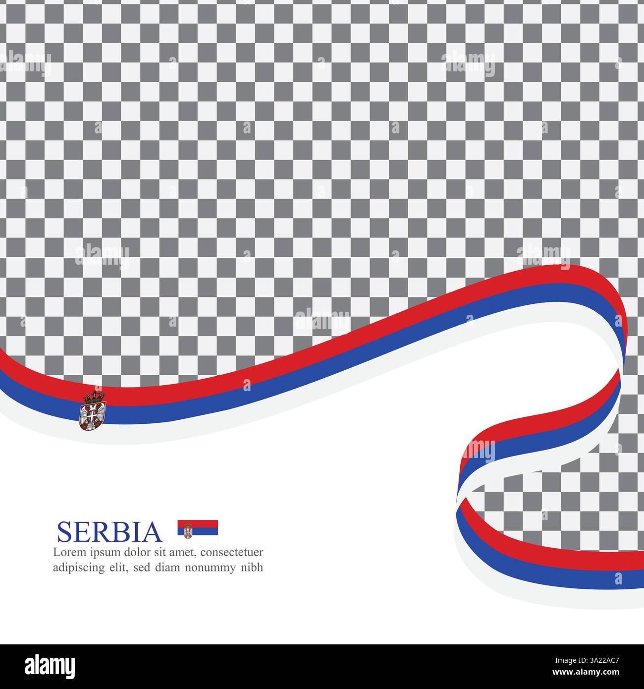 Serbia ribbon Stock Vector Images - Alamy