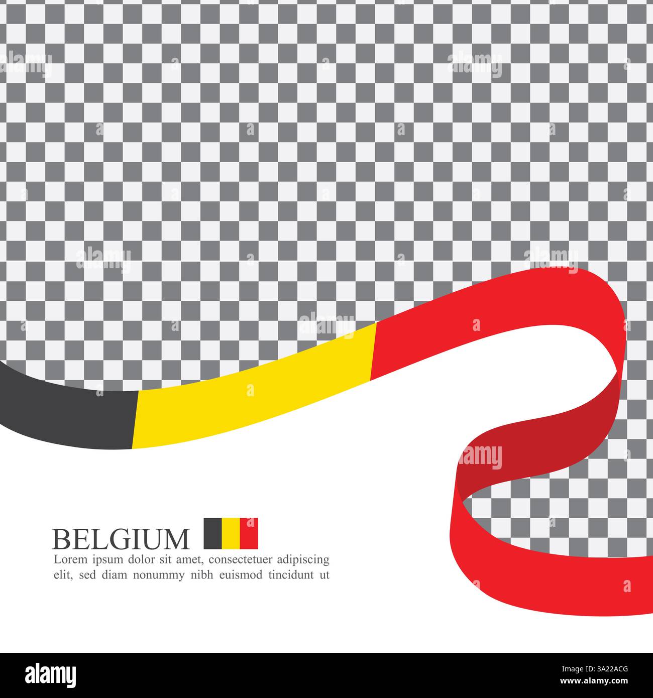 Eu belgium national flag Stock Vector Images - Alamy