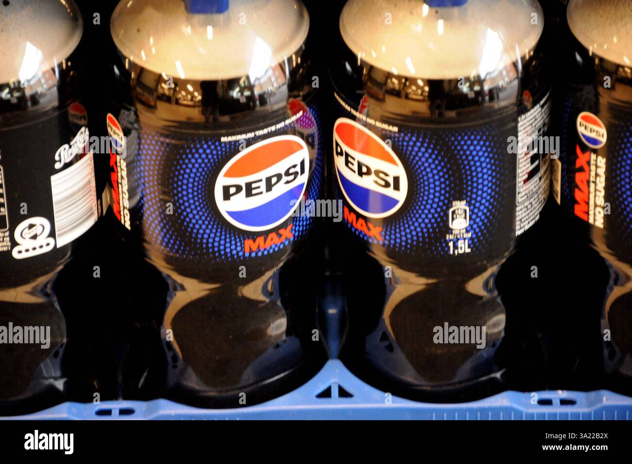CopenhagenDenmark /11 march 2025 / Pepsi max on sale in copenhagenp ...