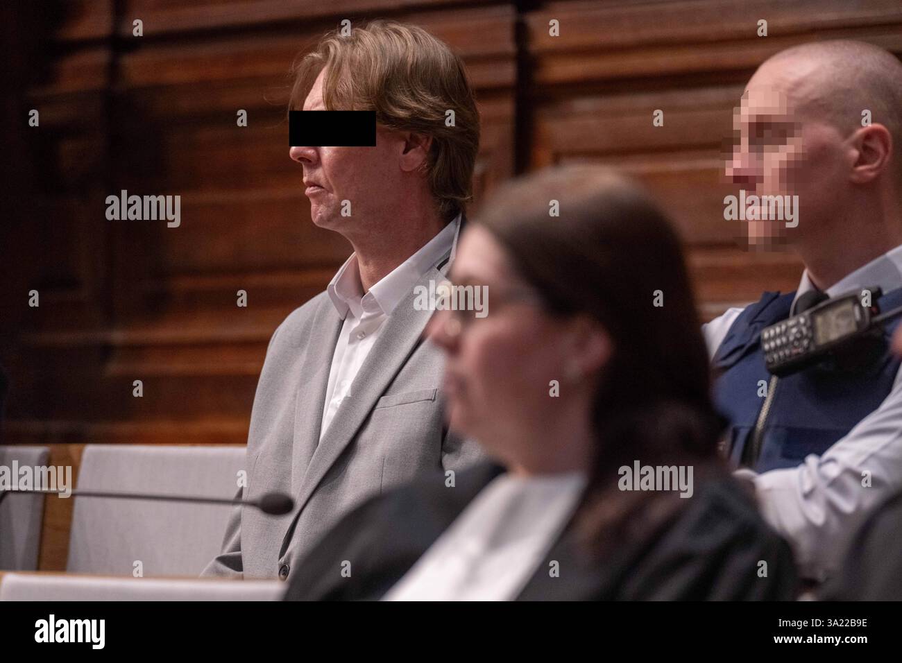 The accused Joris W. is pictured at the composition of the jury for the trial of Joris W. from ...