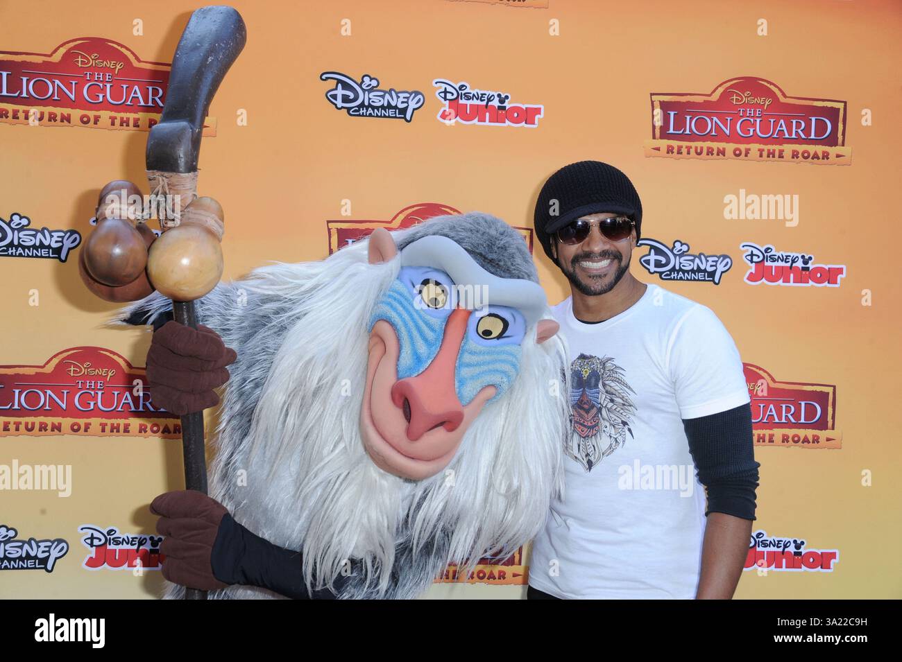 Khary Payton arriving at the premiere of Disney Channel's 'The Lion ...