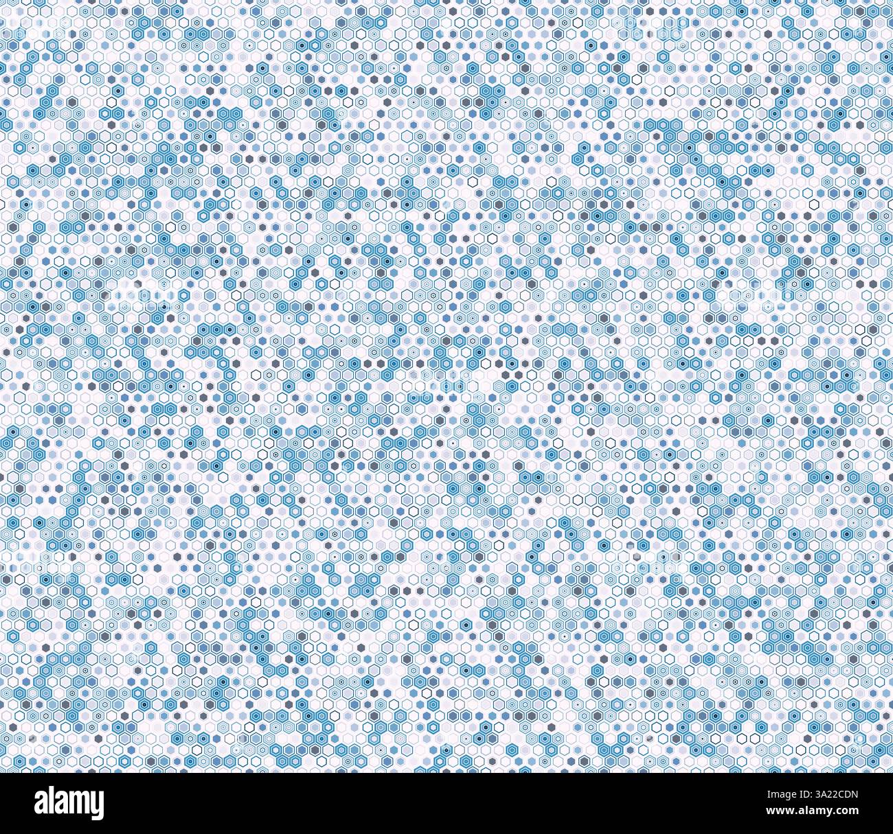 Hexagon vector pattern. Geometric shapes of varied style and color ...