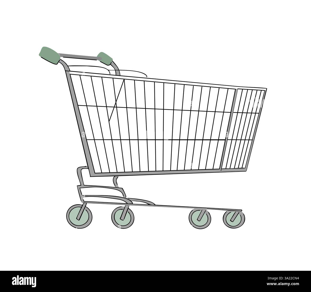 Grocery goods aisle Stock Vector Images - Alamy