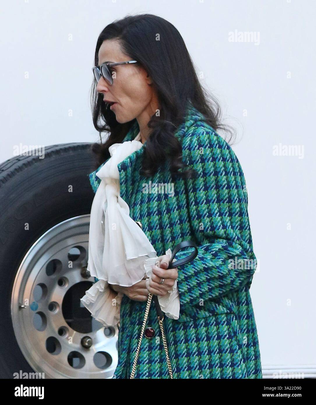 Actress Demi Moore was on the set of the new movie 'Blind' on November ...