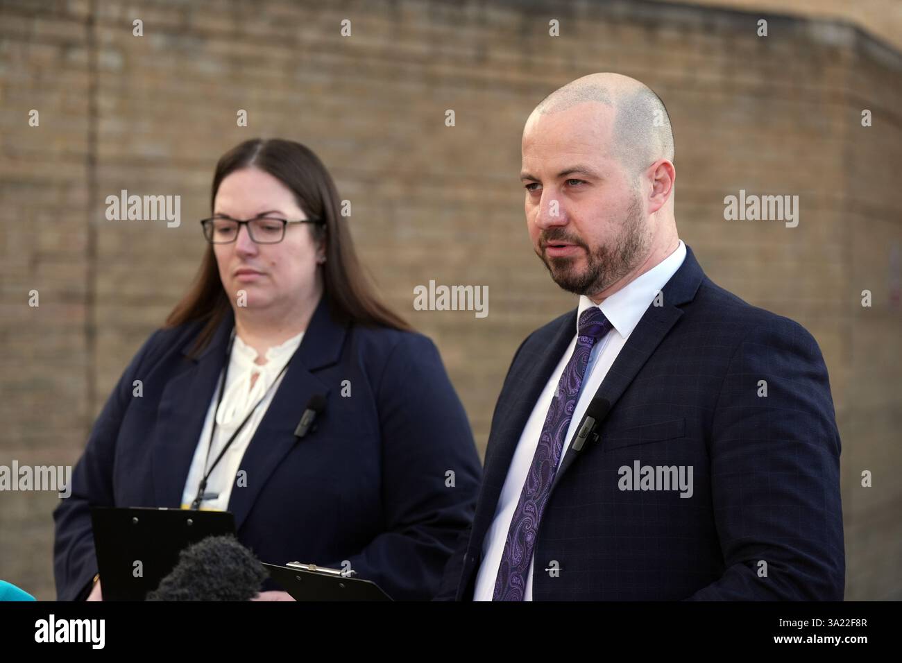 Lisa Kiff from the Crown Prosecution Service and Detective chief ...