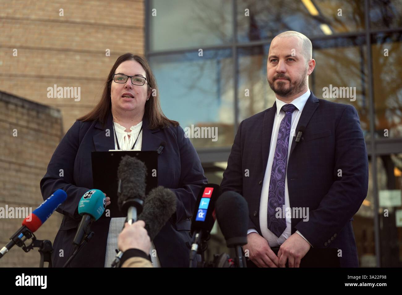 Lisa Kiff from the Crown Prosecution Service and Detective chief ...