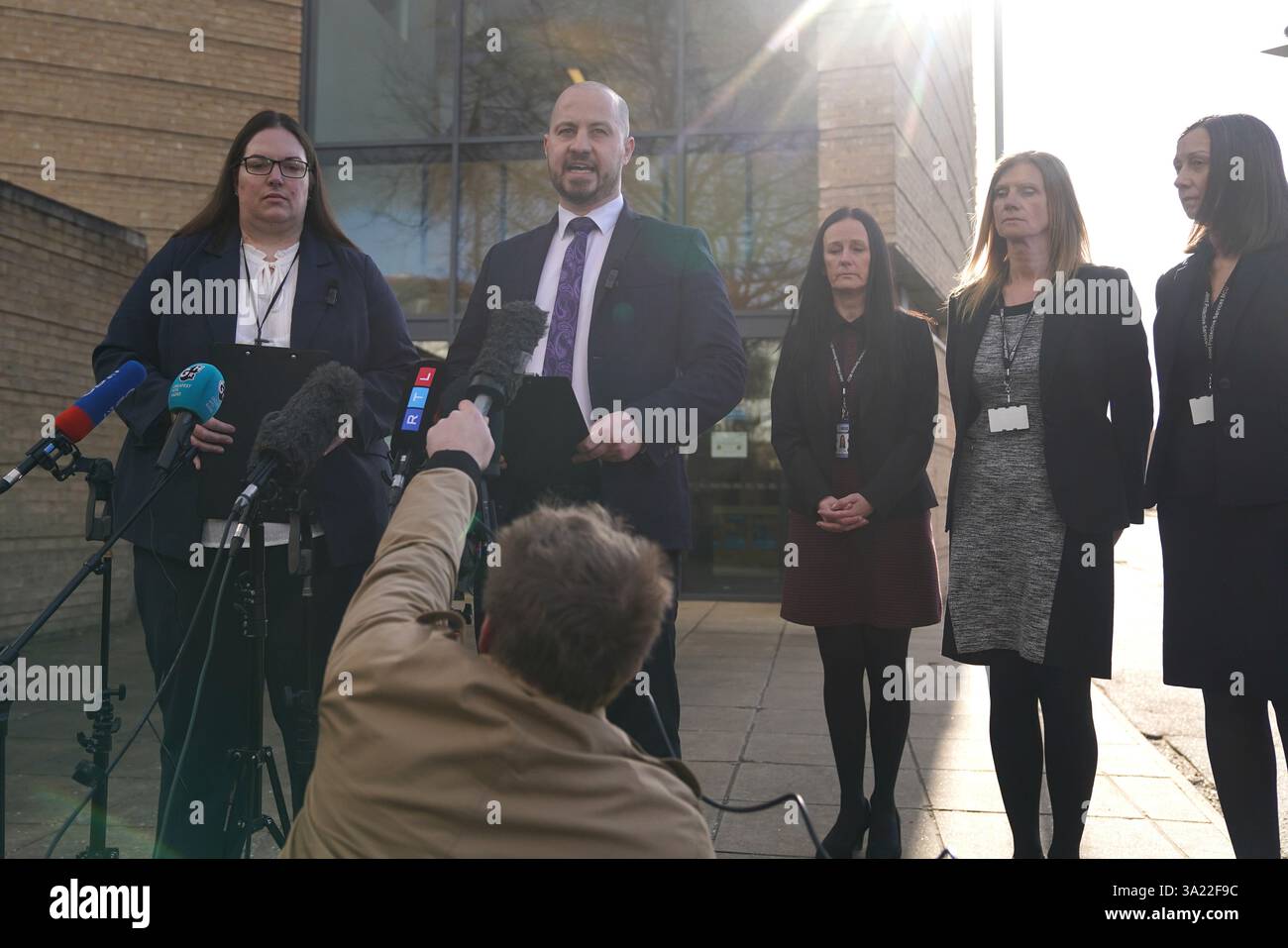 Lisa Kiff from the Crown Prosecution Service and Detective chief ...