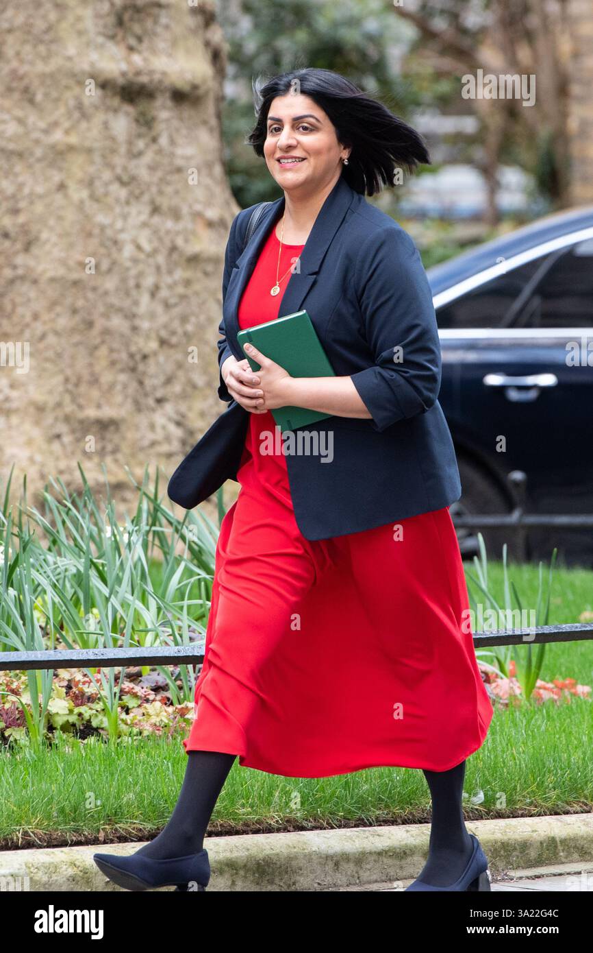 London, England, UK. 11th Mar, 2025. Secretary of State for Justice ...
