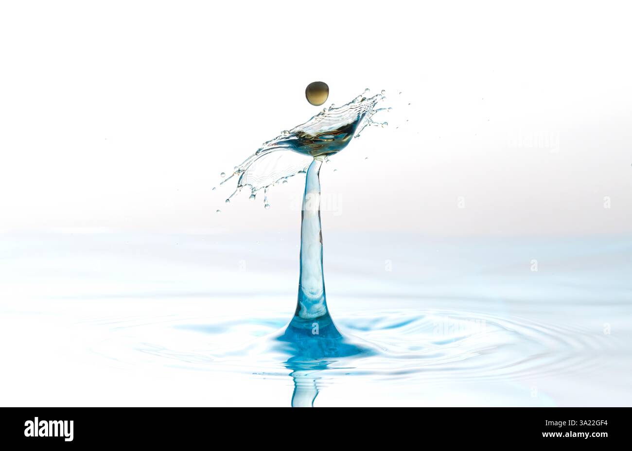 Funky looking images of two water droplets colliding making unusual ...