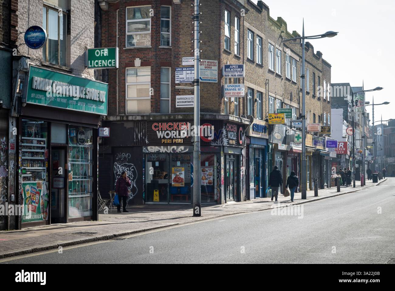 Rye Lane, Peckham's main shopping area, Peckham, London, England, UK ...