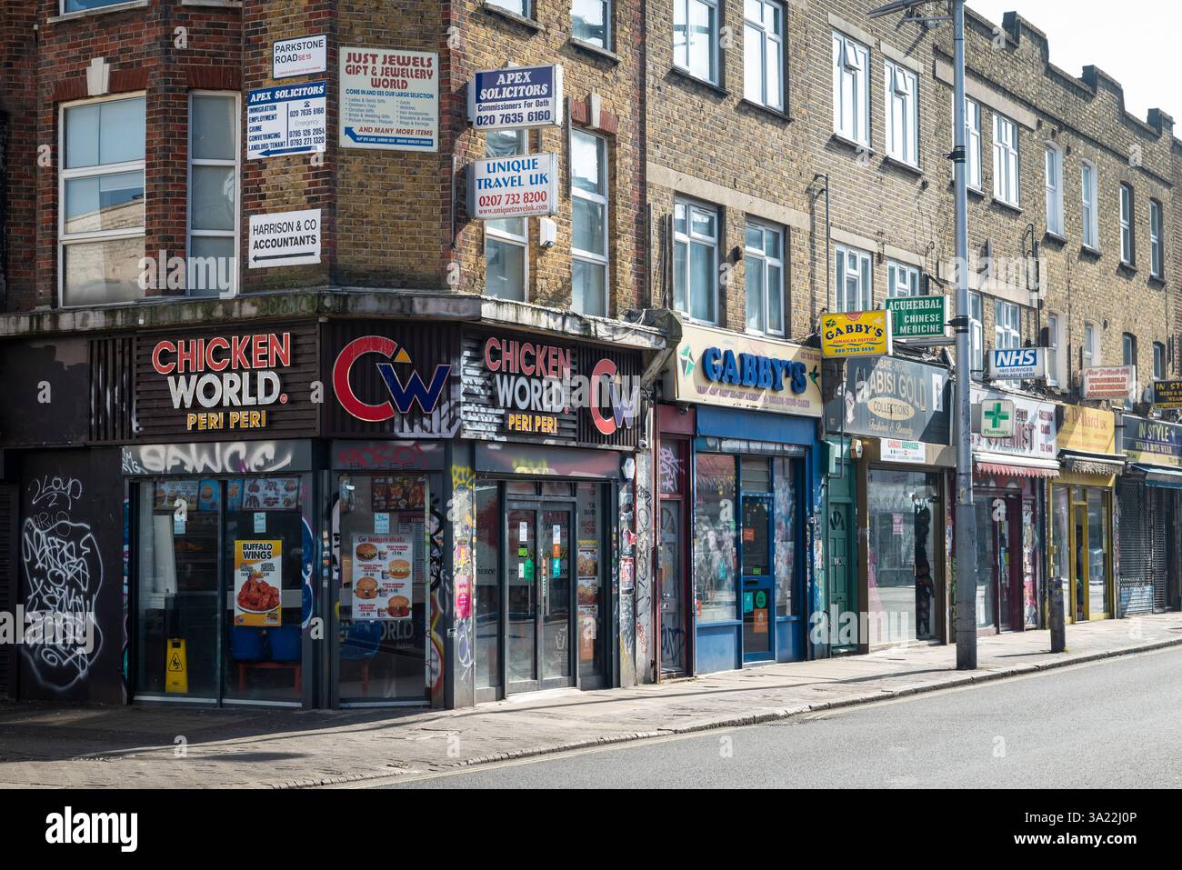 Rye Lane, Peckham's main shopping area, Peckham, London, England, UK ...