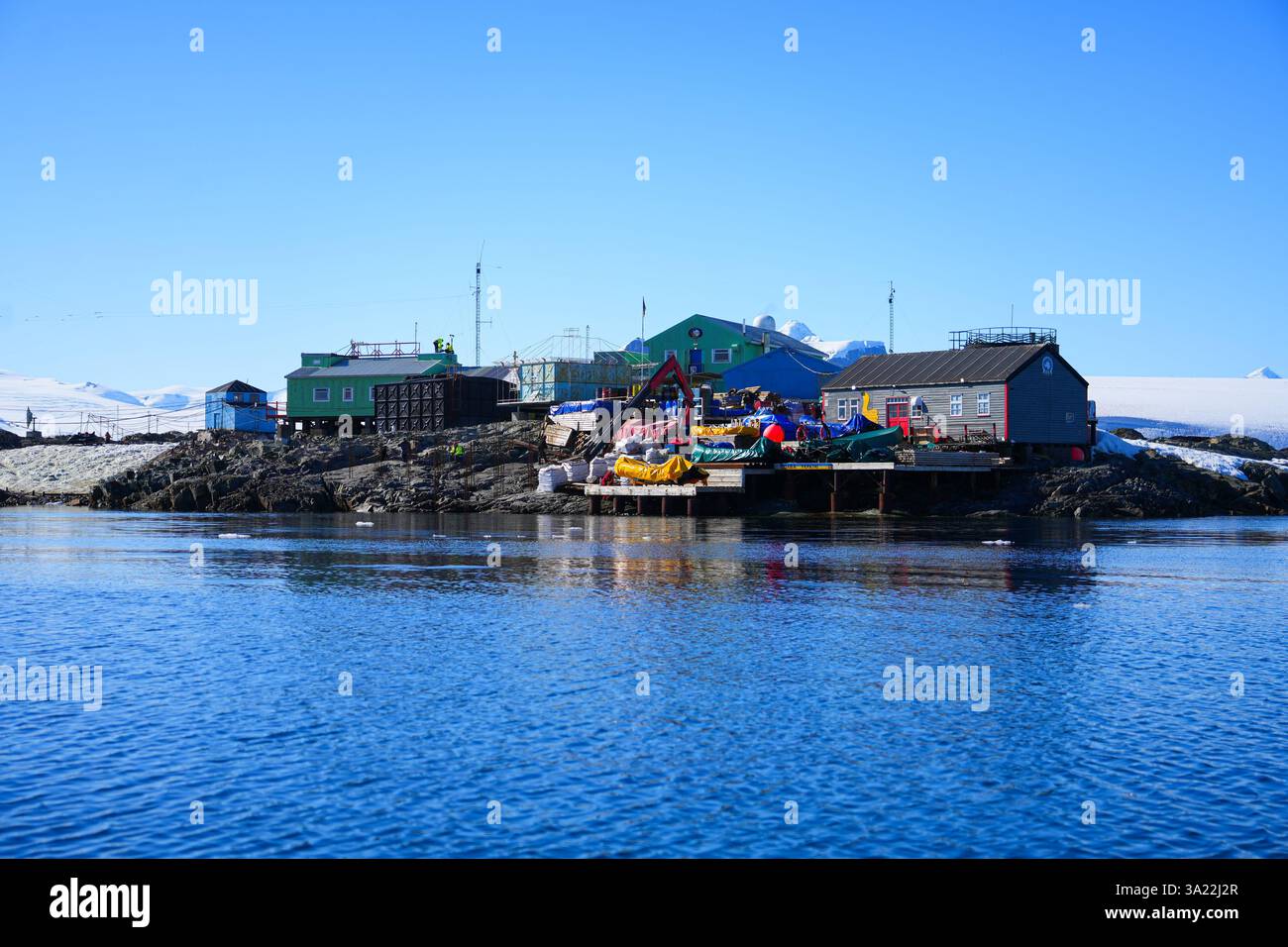 Vernadsky Research Base, a Ukrainian Antarctic research station ...