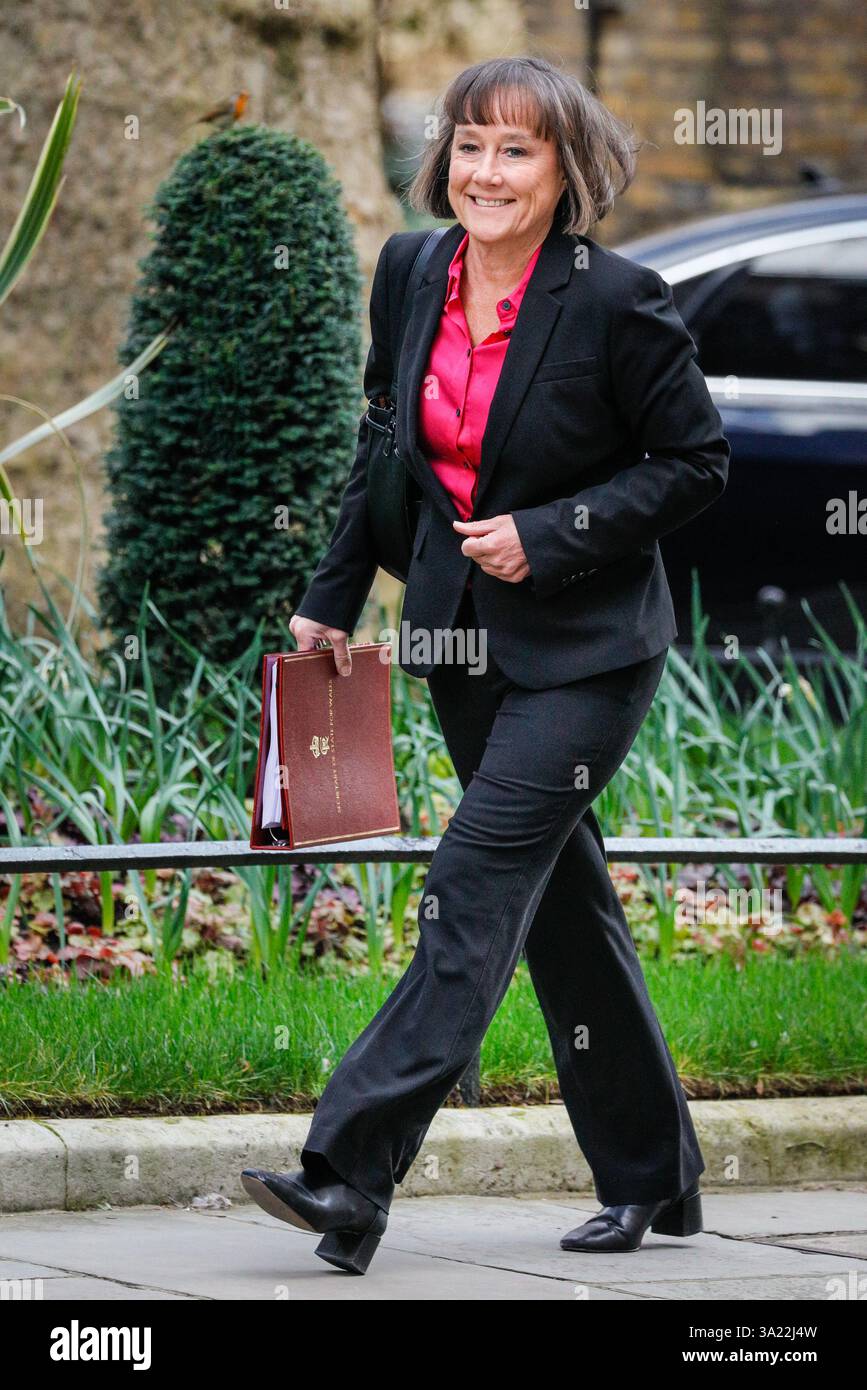 London, UK. 11th March 2025. Jo Stevens, Secretary of State for Wales ...