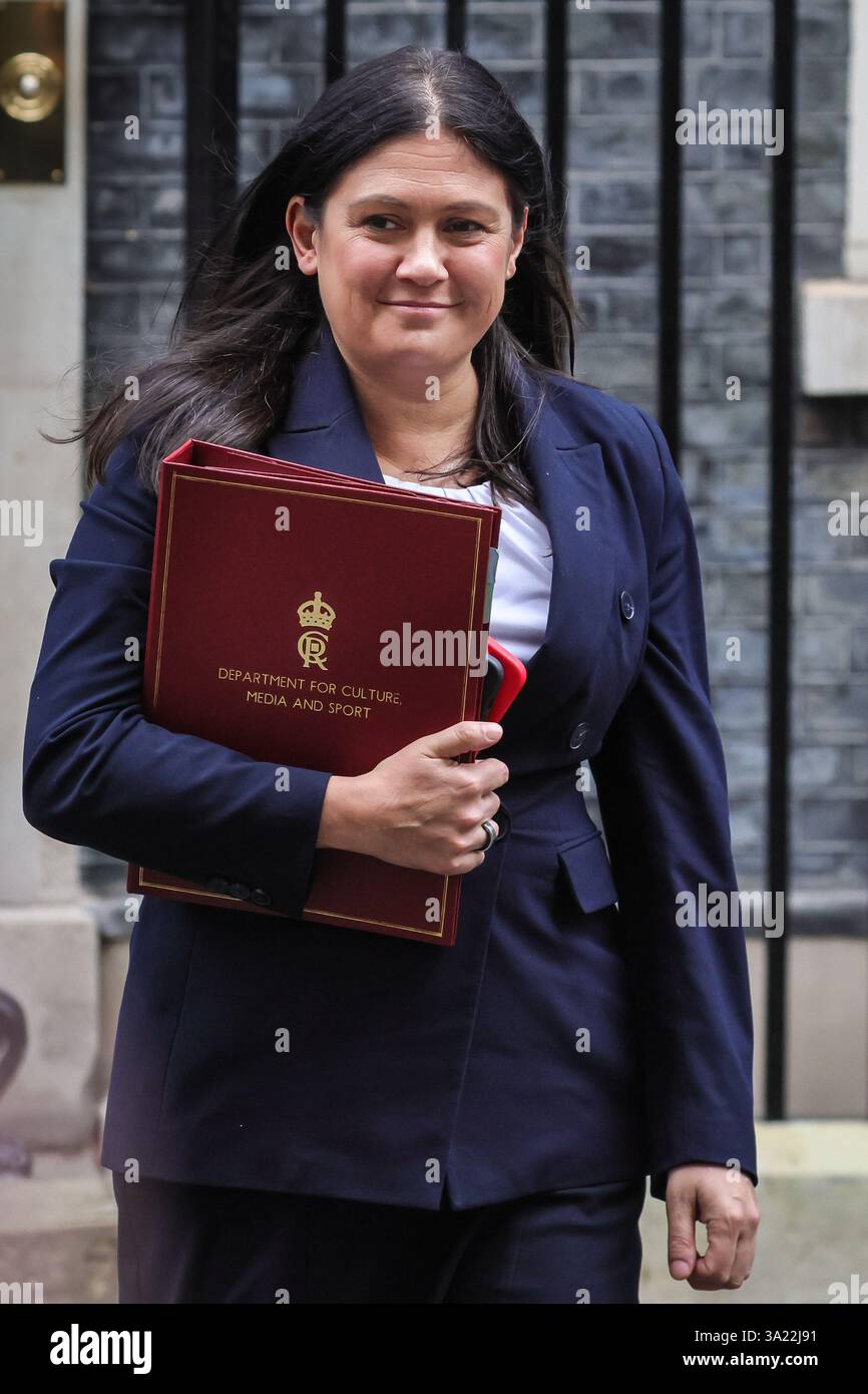 London, UK. 11th Mar, 2025. Lisa Nandy, Secretary of State for Culture ...