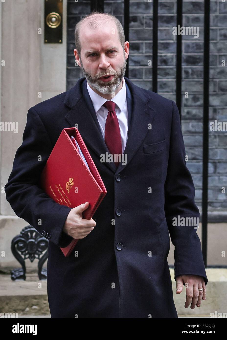 London, UK. 11th March 2025. Jonathan Reynolds, Business and Trade ...