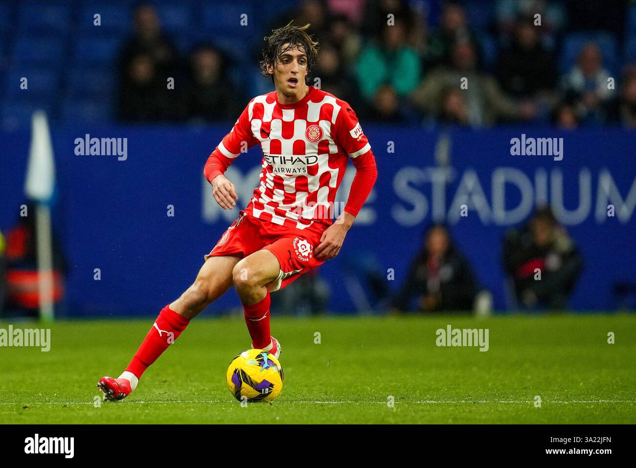 Brian Gil of Girona FC during the La Liga EA Sports match between RCD ...
