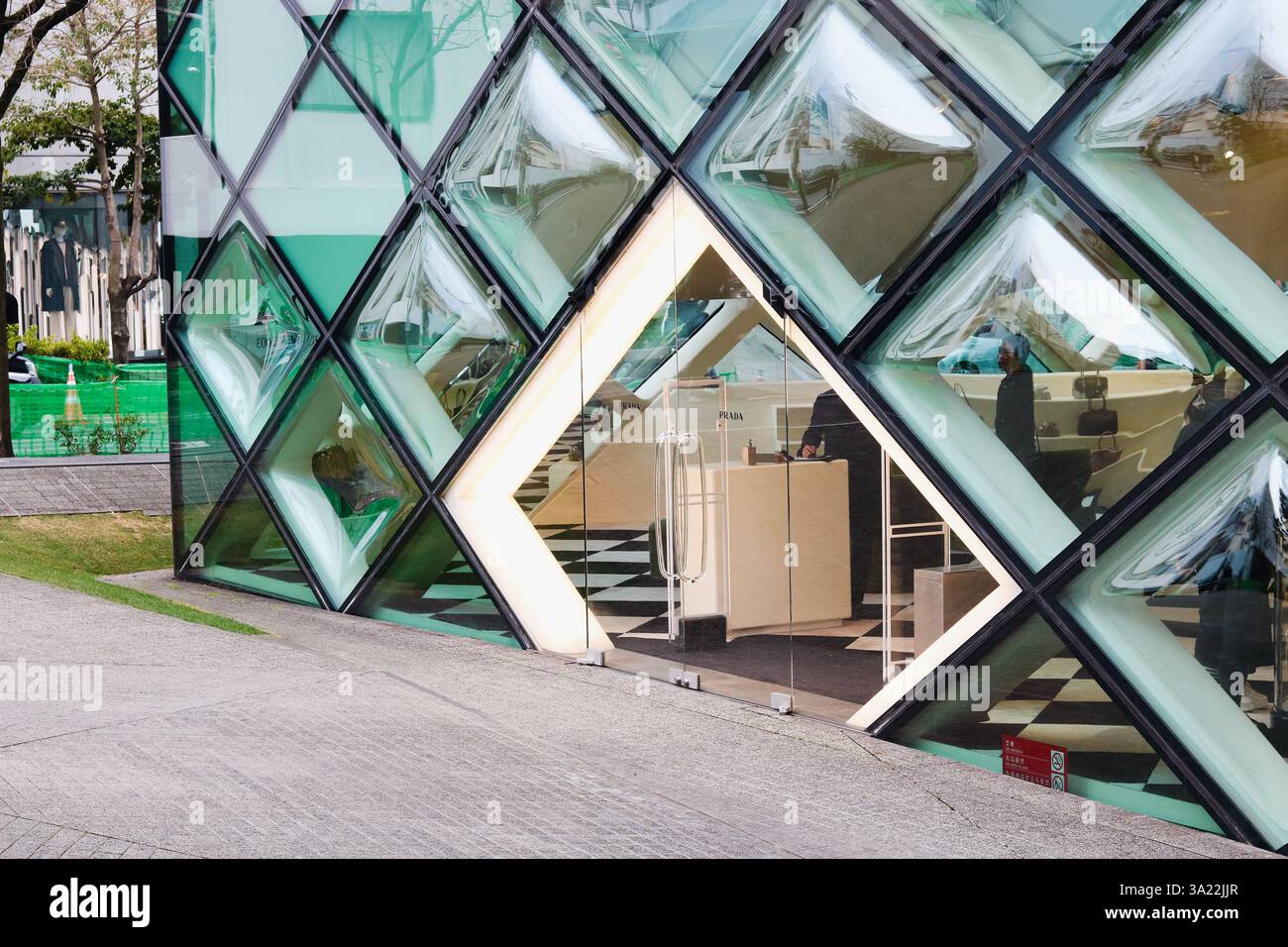 TOKYO, JAPAN - March 6, 2025: Entrance to a Prada store in Tokyo's ...