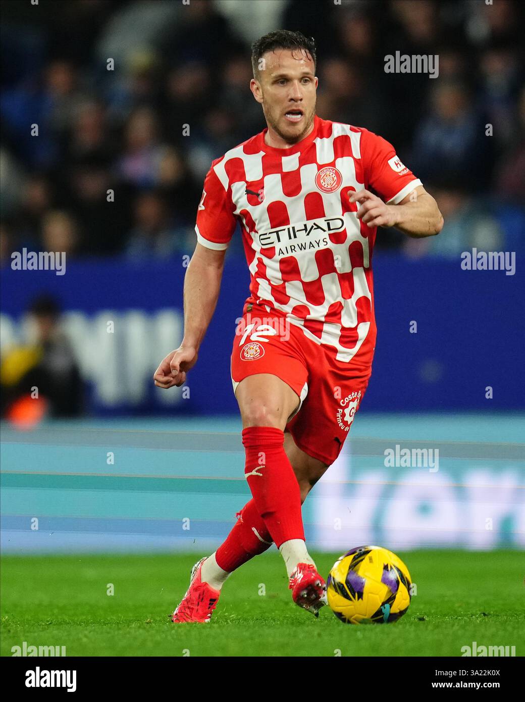 Arthur Melo of Girona FC during the La Liga EA Sports match between RCD ...