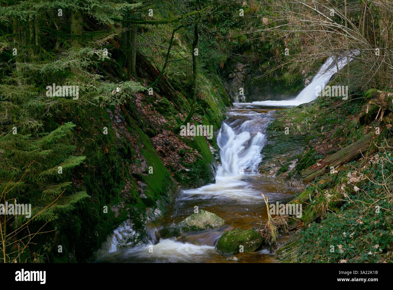 Majestic Allerheiligen Waterfalls: Serene Long Exposure Cascade in ...
