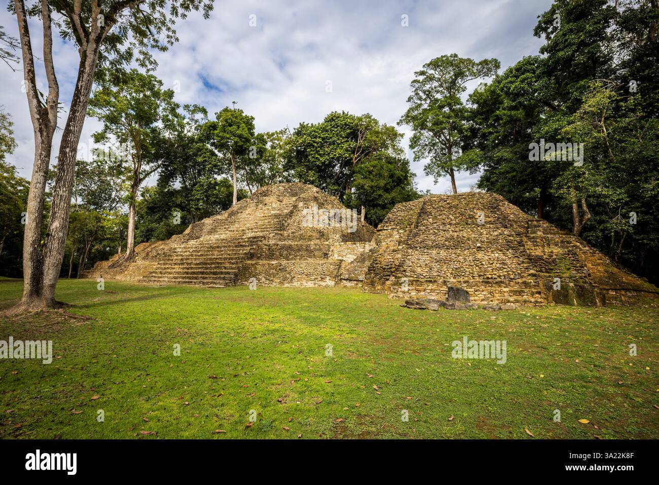 The Mayan Temples of Cahal Pech Archeological site at San Ignacio ...