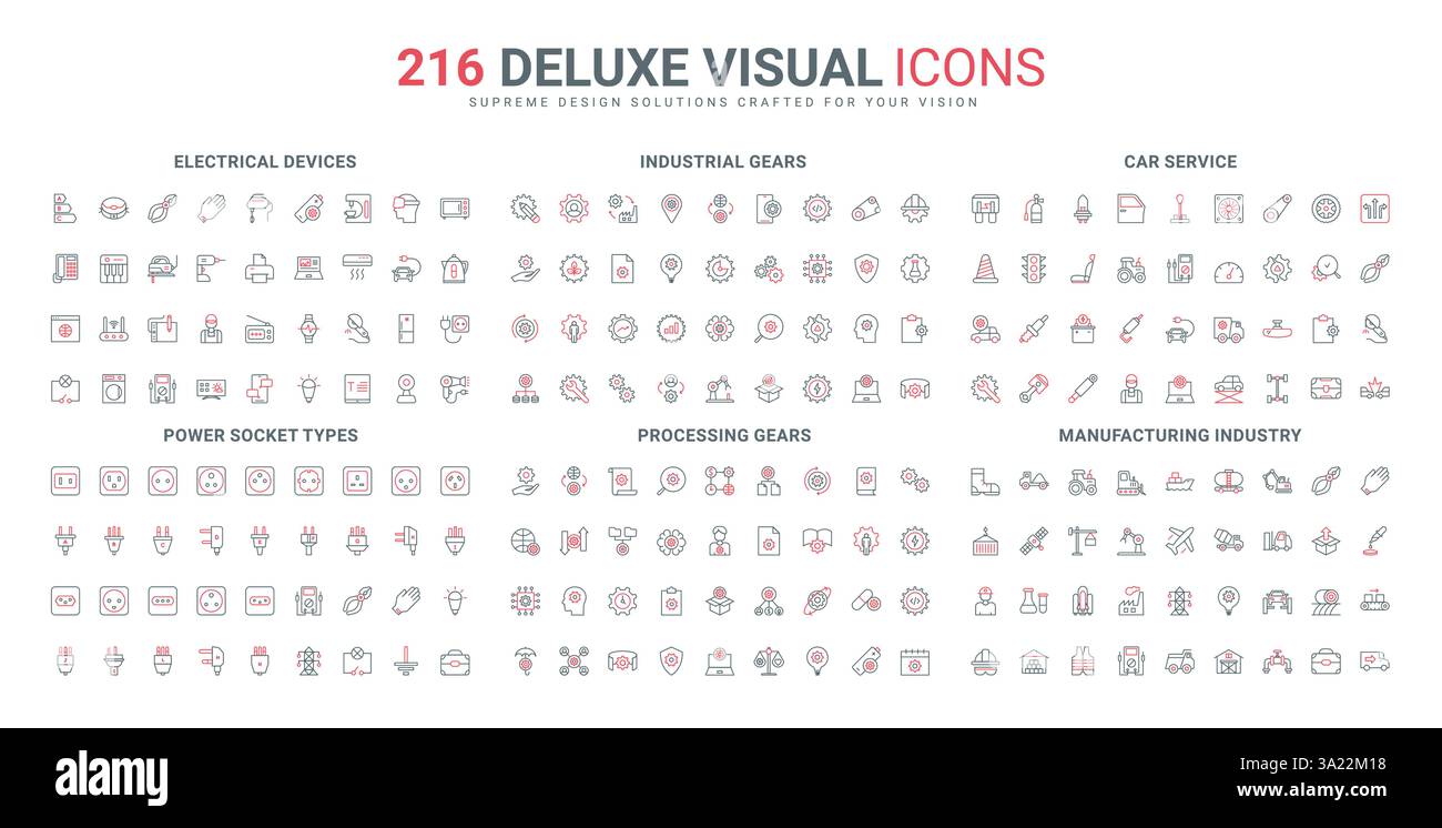 Power industry and manufacture, car garage, gears of automation ...