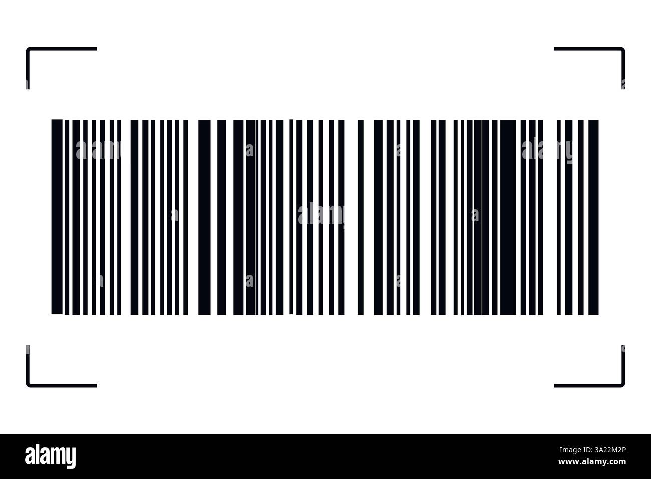 Barcode isolated on white background. Code stripes sticker. Barcode ...