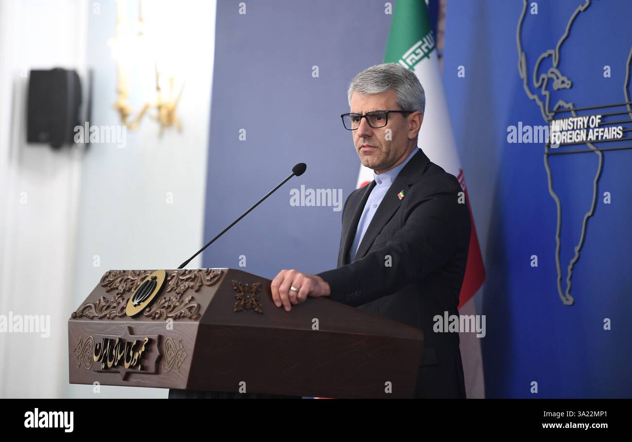 Tehran, Iran. 10th Mar, 2025. Iranian Foreign Ministry Spokesman ...