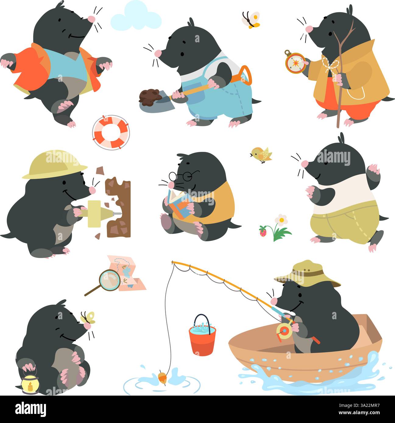 Boat mole Stock Vector Images - Alamy