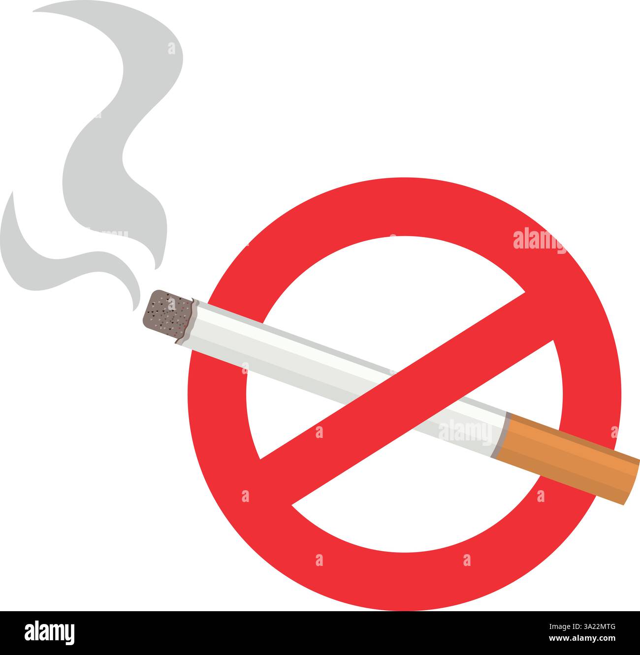 Smoking control symbol Stock Vector Images - Alamy