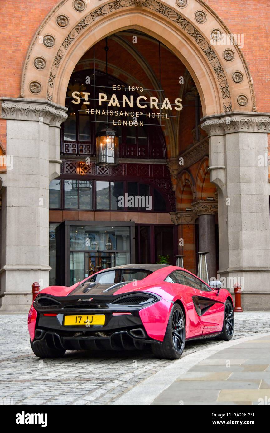 London, England, UK - 28 June 2023: Front view of the entrance to the ...