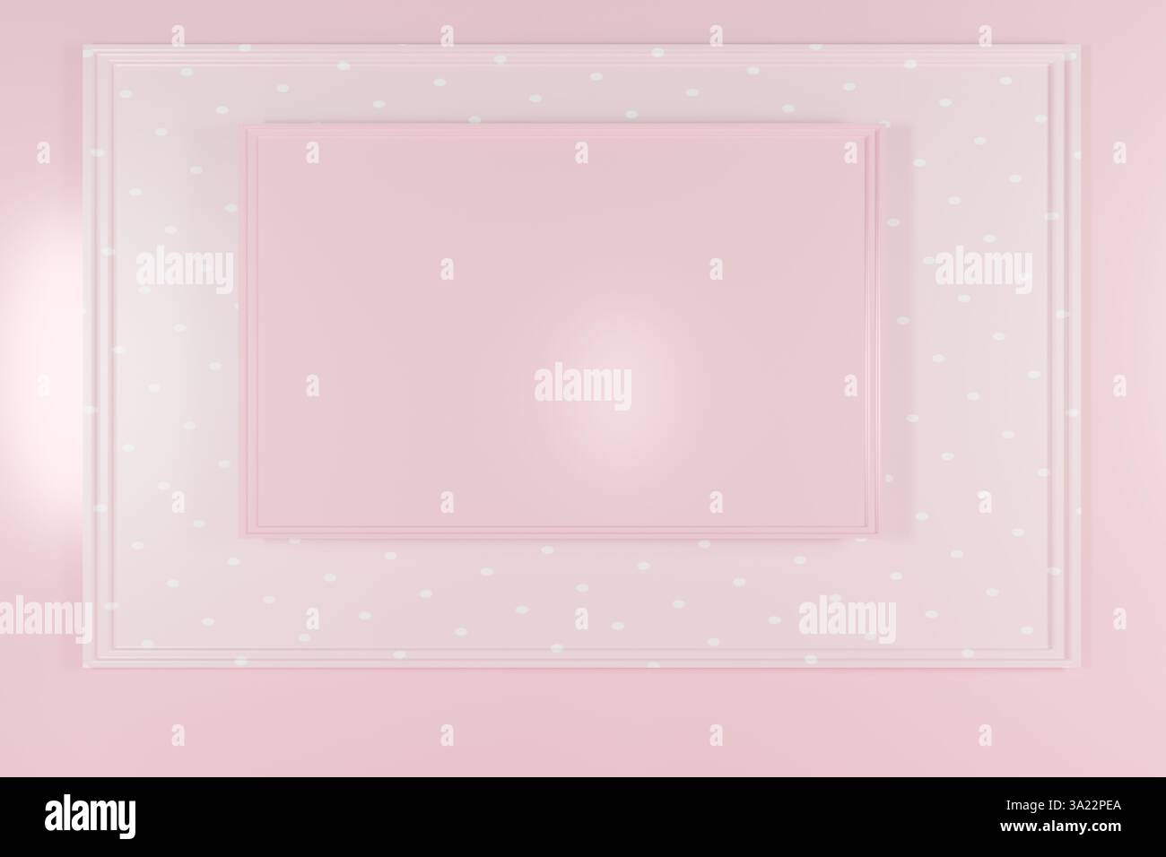 A pastel pink background with layered frames, ideal for Valentines Day ...