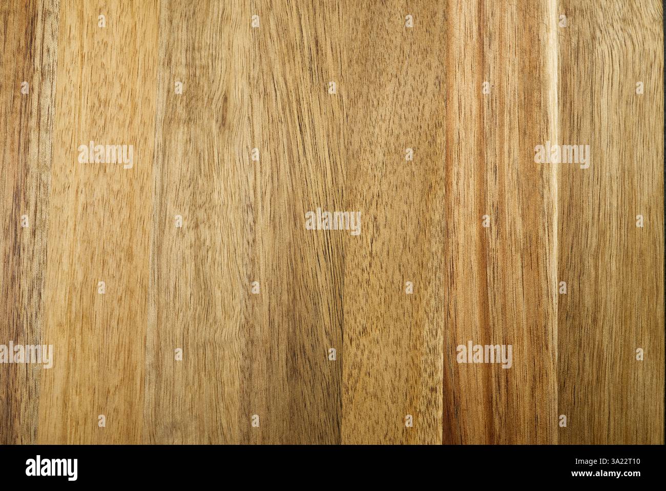Close-Up View of Rich Warm Wood Grain Texture Background in Light Brown ...