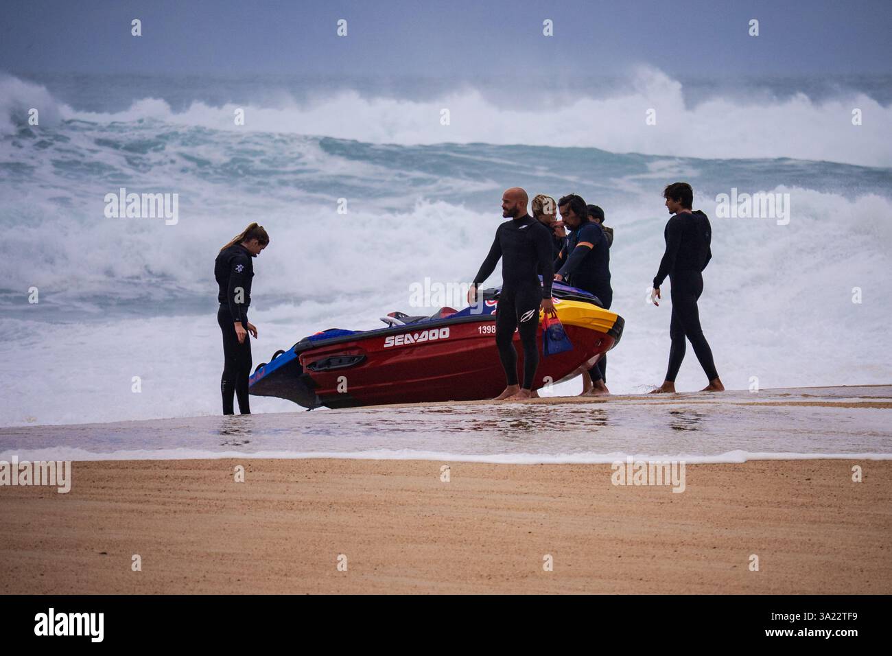 Big wave surfing in Praia do Norte (North Beach), listed on the ...